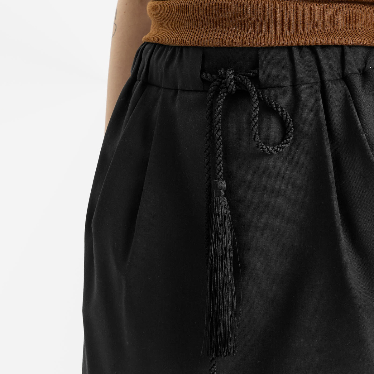 Max Mara Women's Tabarin Mini Skirt with Belt in Black Max Mara