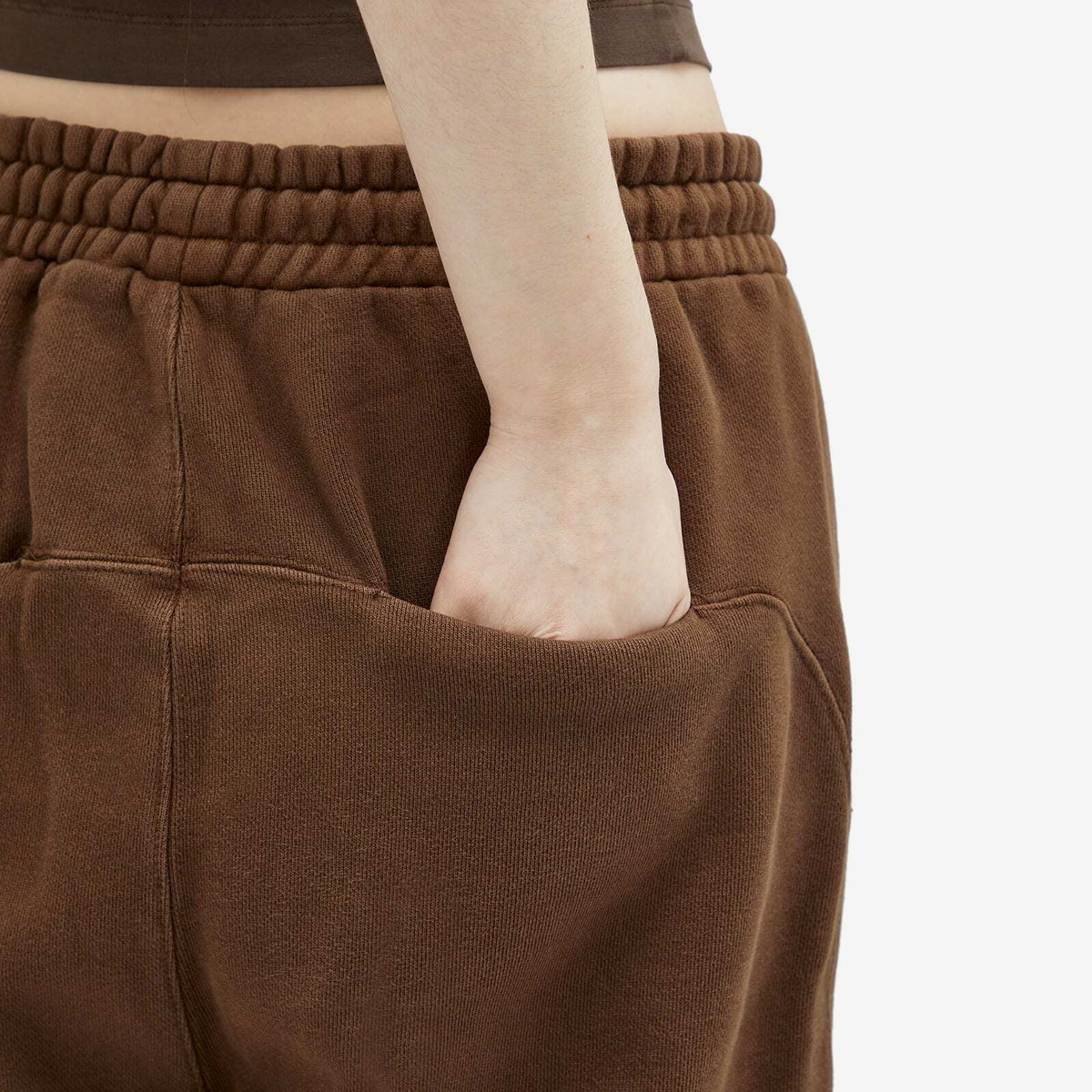Entire Studios Women's Heavy Drop Short in Brunette Entire Studios