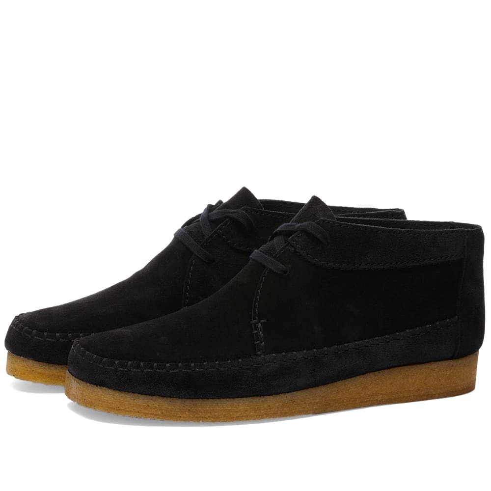 Clarks Originals Men's Clarks Weaver Boot in Black Suede Clarks Originals