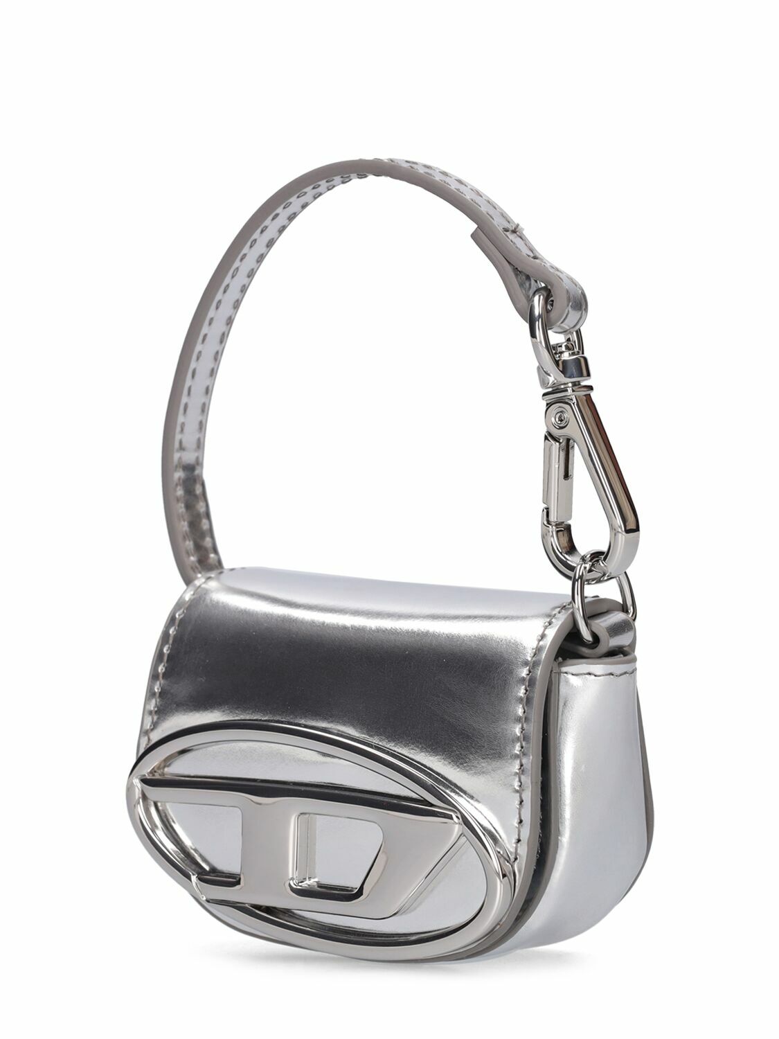 DIESEL - Xxs 1dr Metallic Leather Key Holder Diesel
