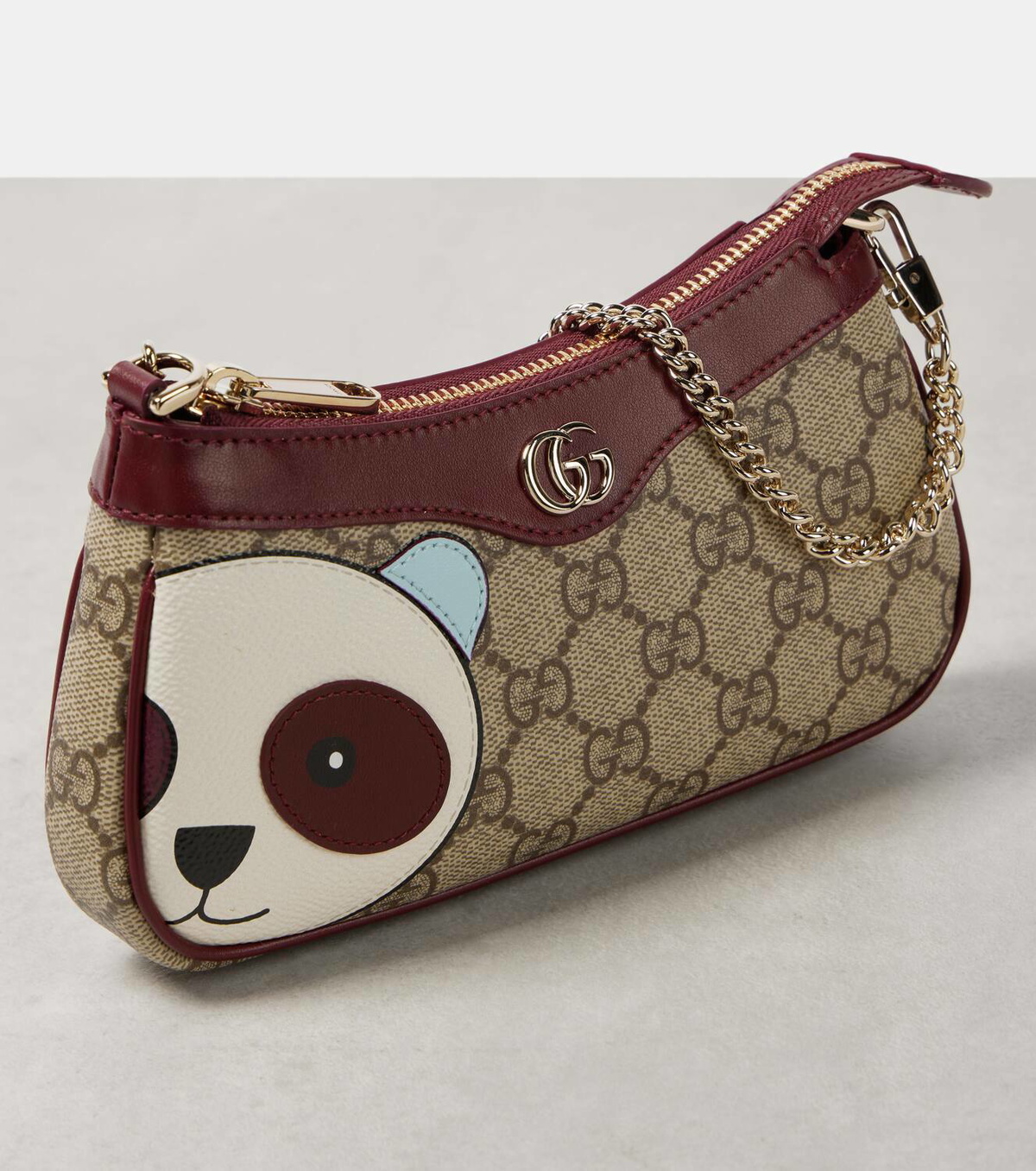 Gucci GG Mini panda-appliqué shoulder bag Gucci