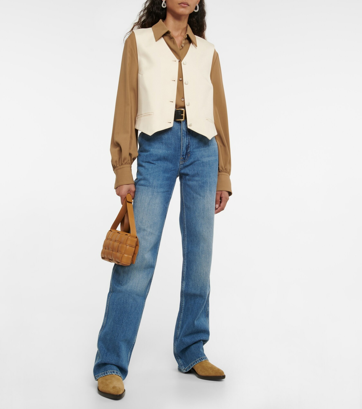 Frame - Le Jane cropped straight jeans Frame Denim