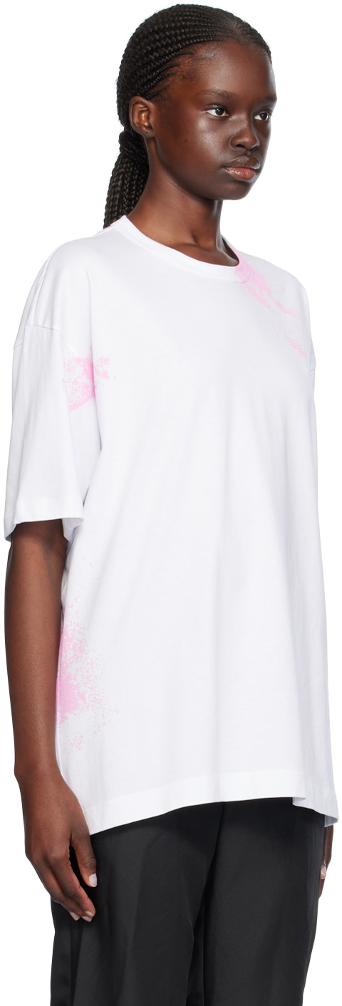 Comme des Garçons Shirt White Paint Splatter T-Shirt Comme des Garcons ...