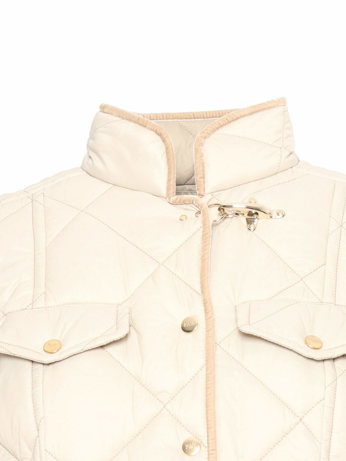 Fay Field Jacket With Velvet Edges Fay
