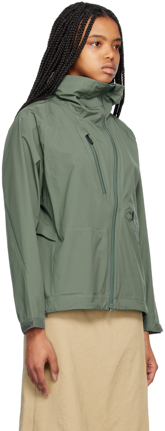 Snow Peak Green 3 Layer Rain Jacket Snow Peak