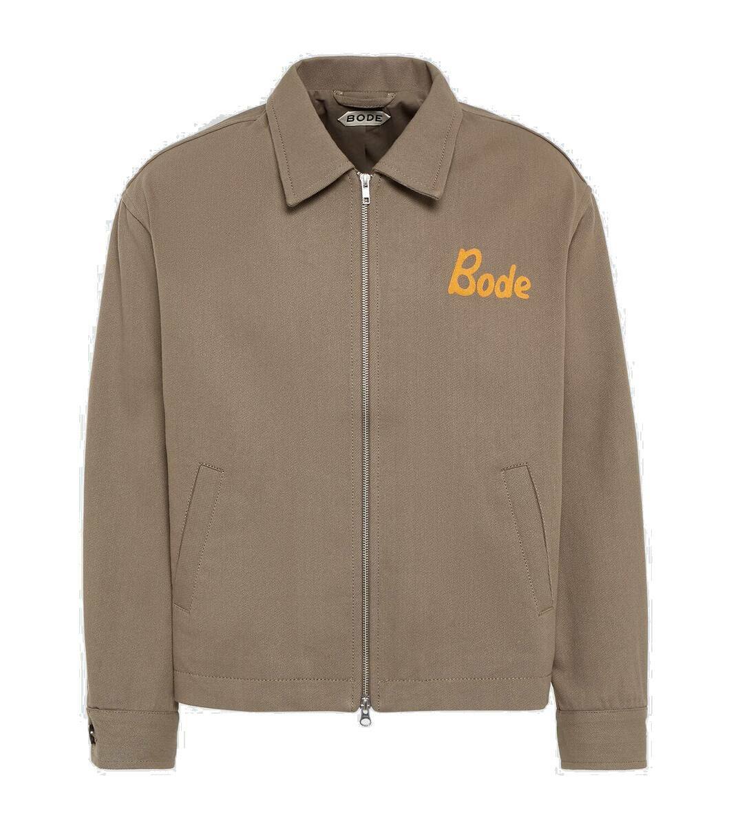 Bode Low Lying Summer Club cotton blouson Bode