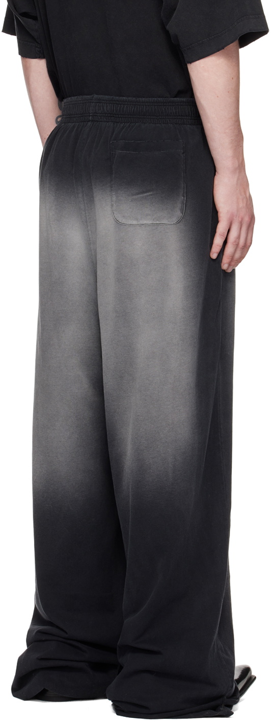 VETEMENTS Black Faded Sweatpants Vetements