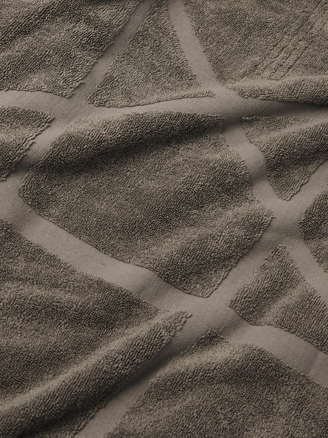 Rick Owens - Logo-Jacquard Cotton-Terry Hooded Robe - Brown Rick Owens