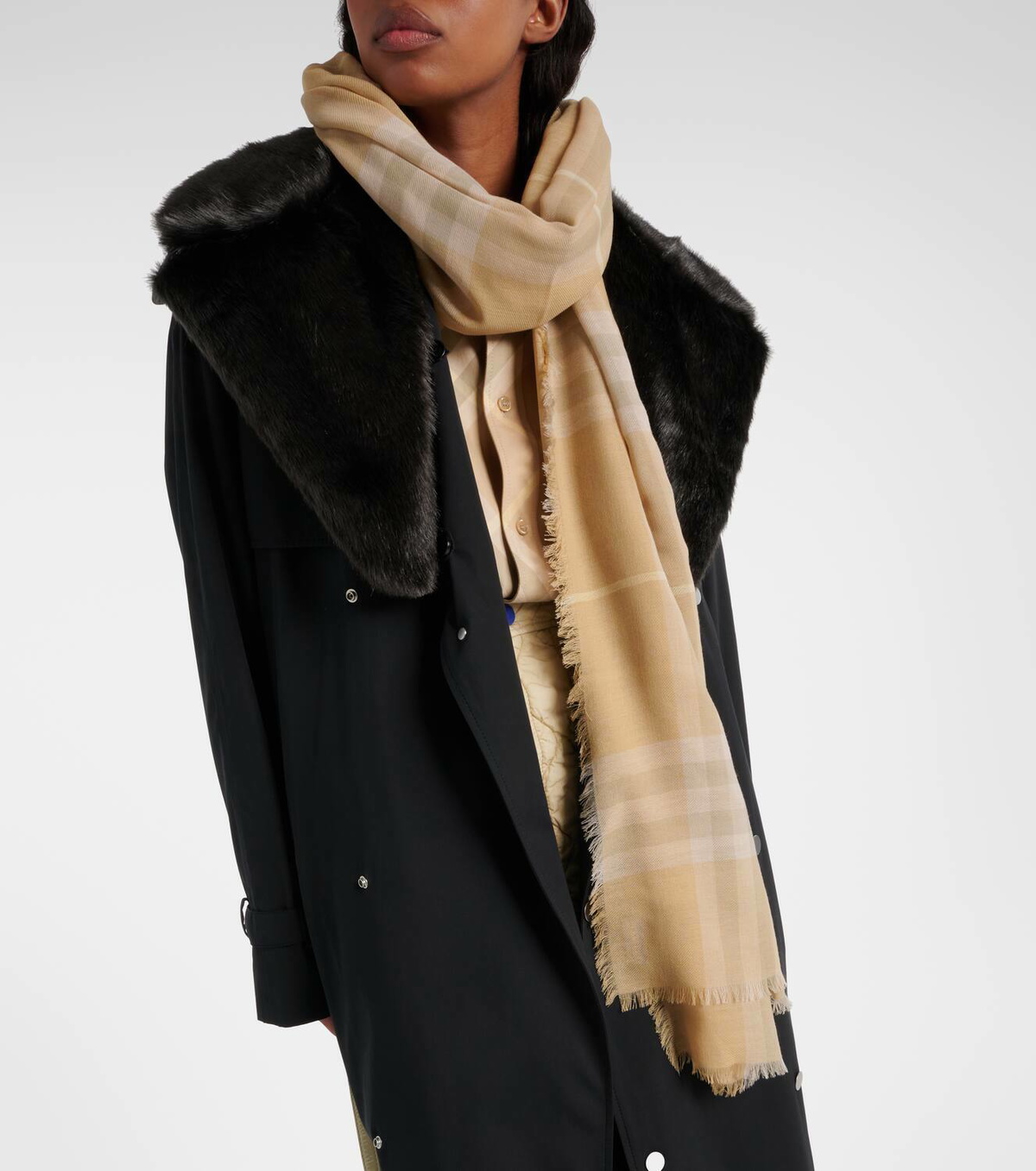 Burberry Burberry Check wool scarf Burberry