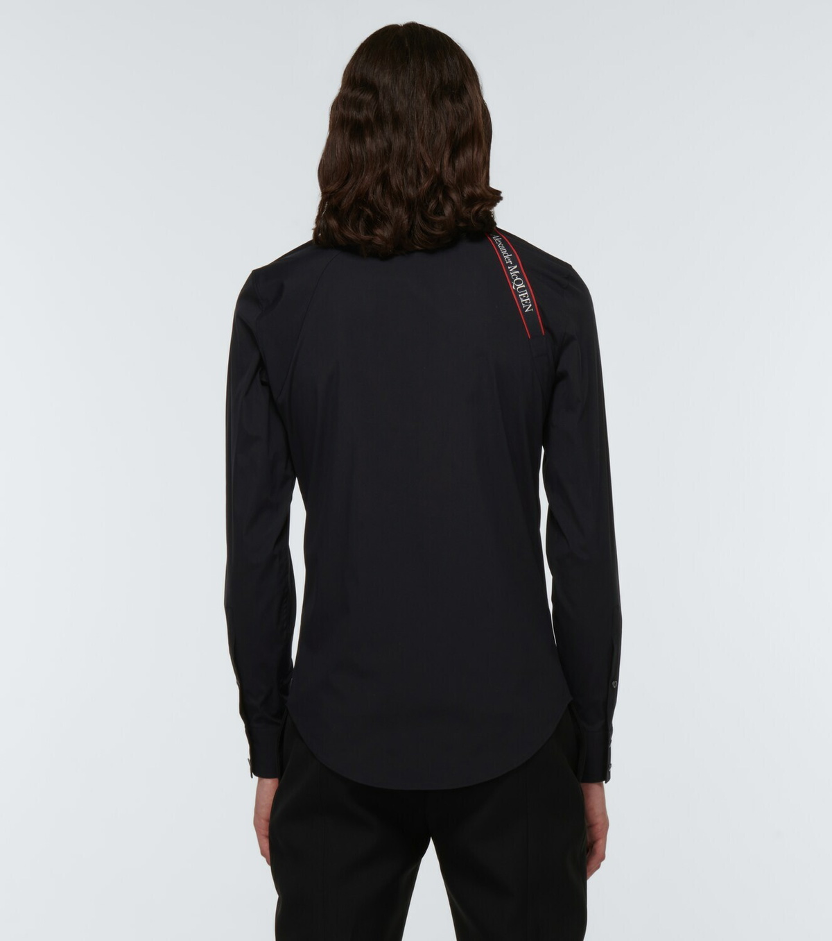 Alexander McQueen - Signature Harness cotton-blend shirt Alexander McQueen