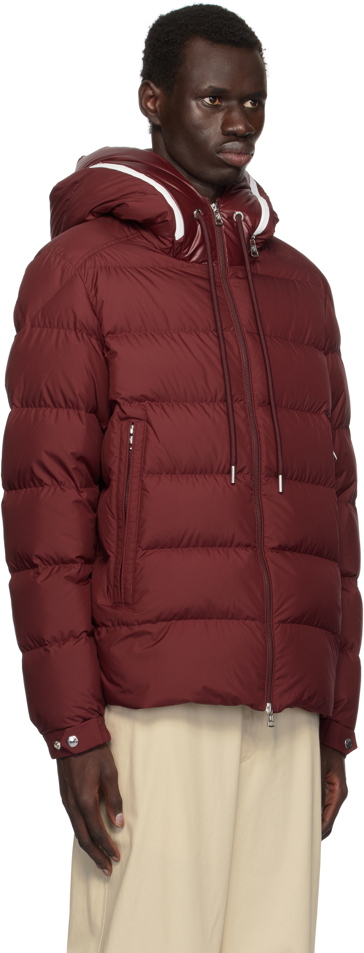 Moncler Red Cardere Short Down Jacket Moncler