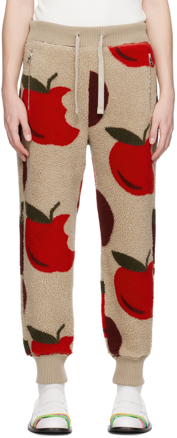 JW Anderson Beige Tapered Sweatpants JW Anderson