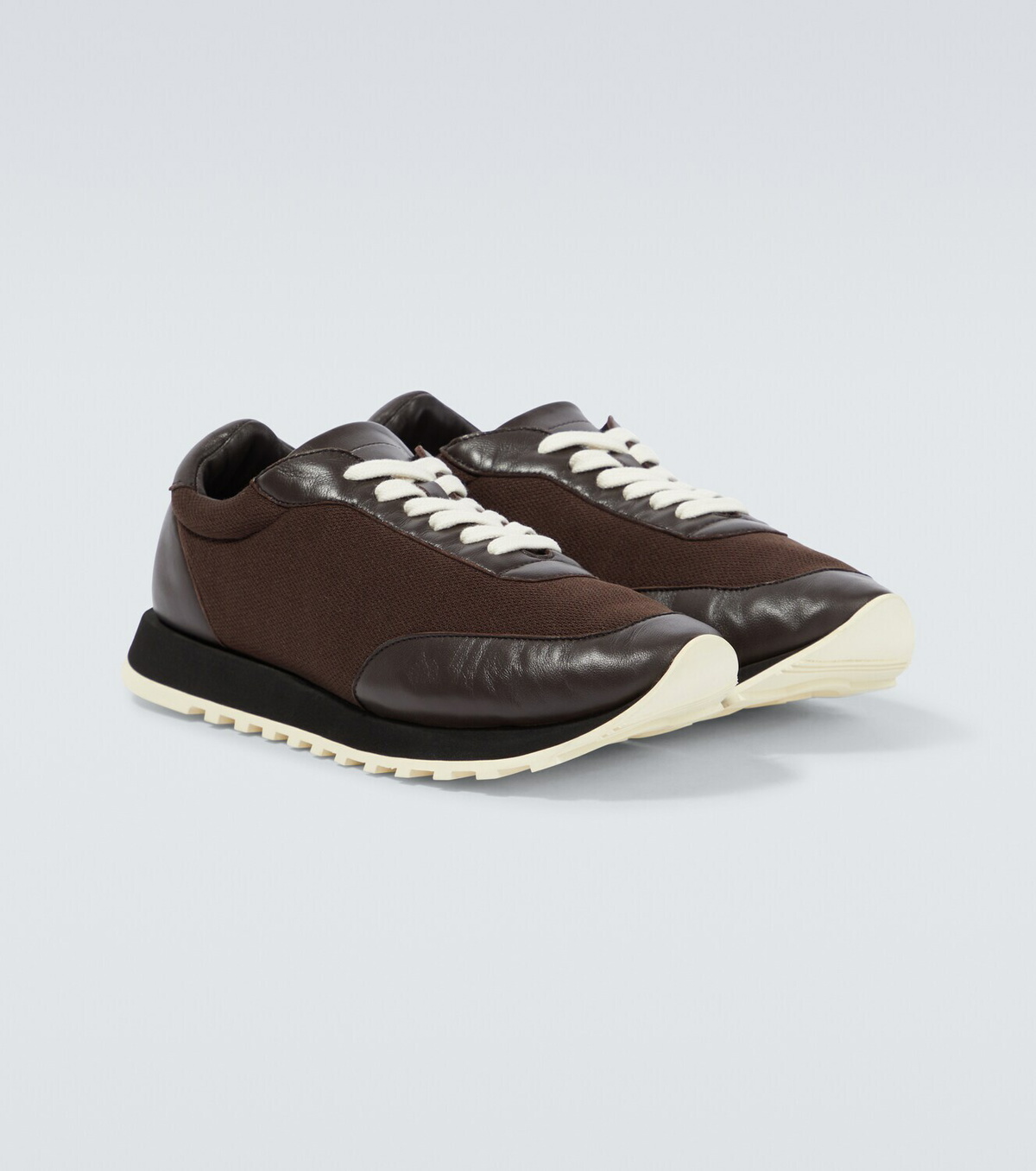 The Row Owen Runner mesh and leather sneakers The Row