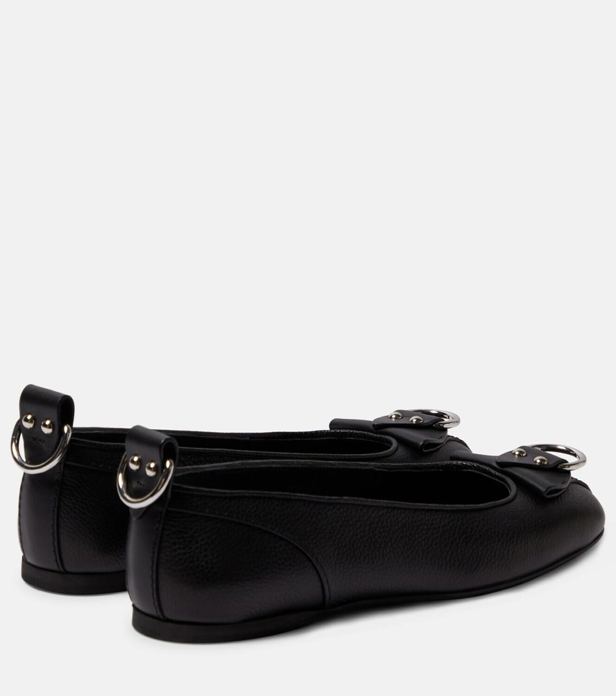 JW Anderson Lock leather ballet flats JW Anderson
