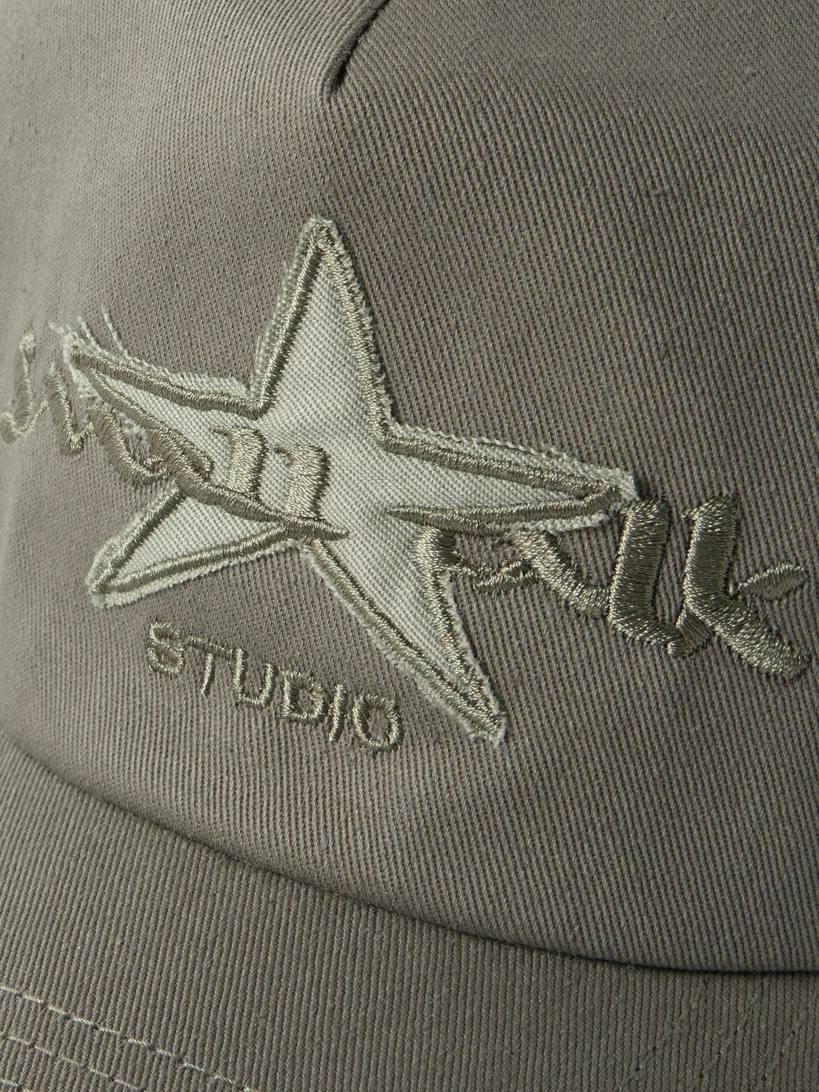 Small Talk - Star Appliquéd Embroidered Cotton-Twill Baseball Cap Small ...