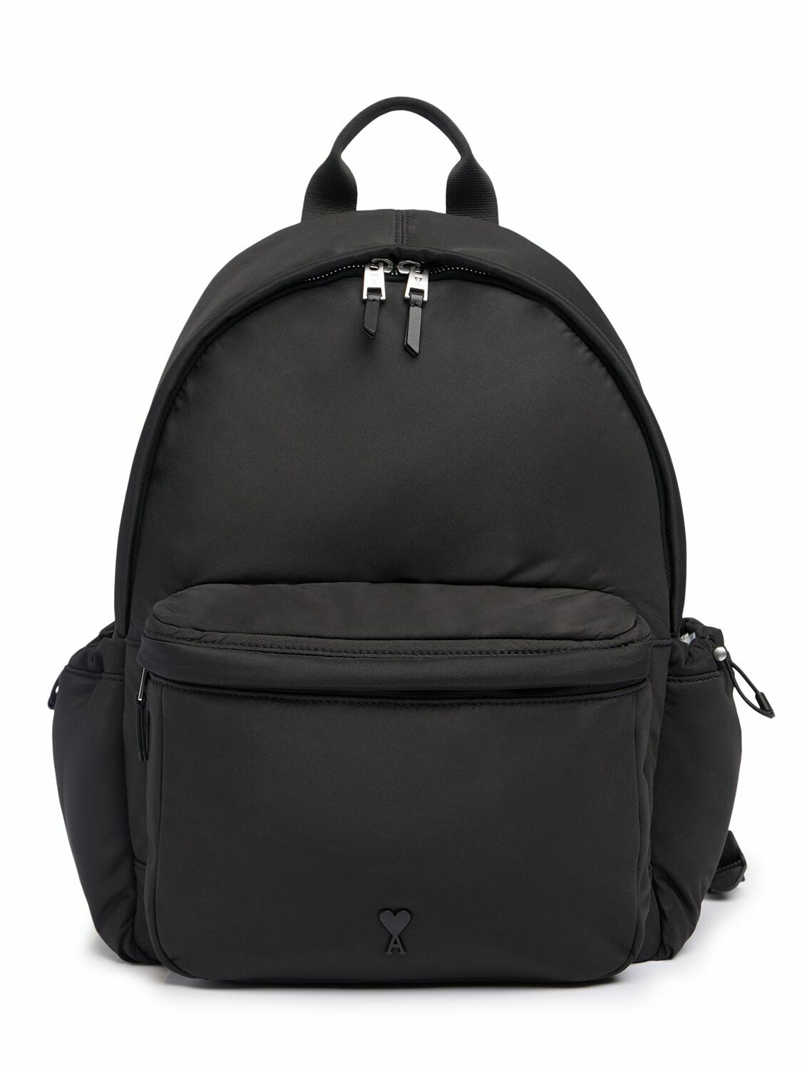 AMI PARIS Padded Nylon Canvas Backpack AMI