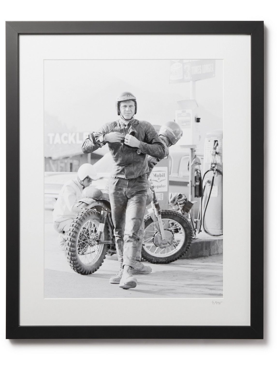 Sonic Editions Framed 1963 Steve Mcqueen Print 16 X 20 Sonic Editions