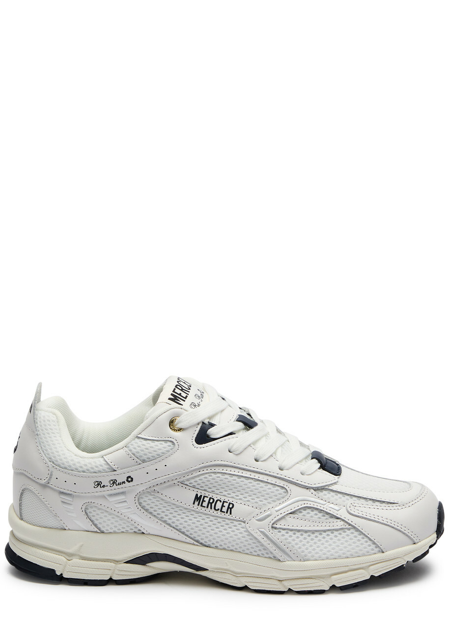 Mercer The Re-Run Panelled Mesh Sneakers White Mercer
