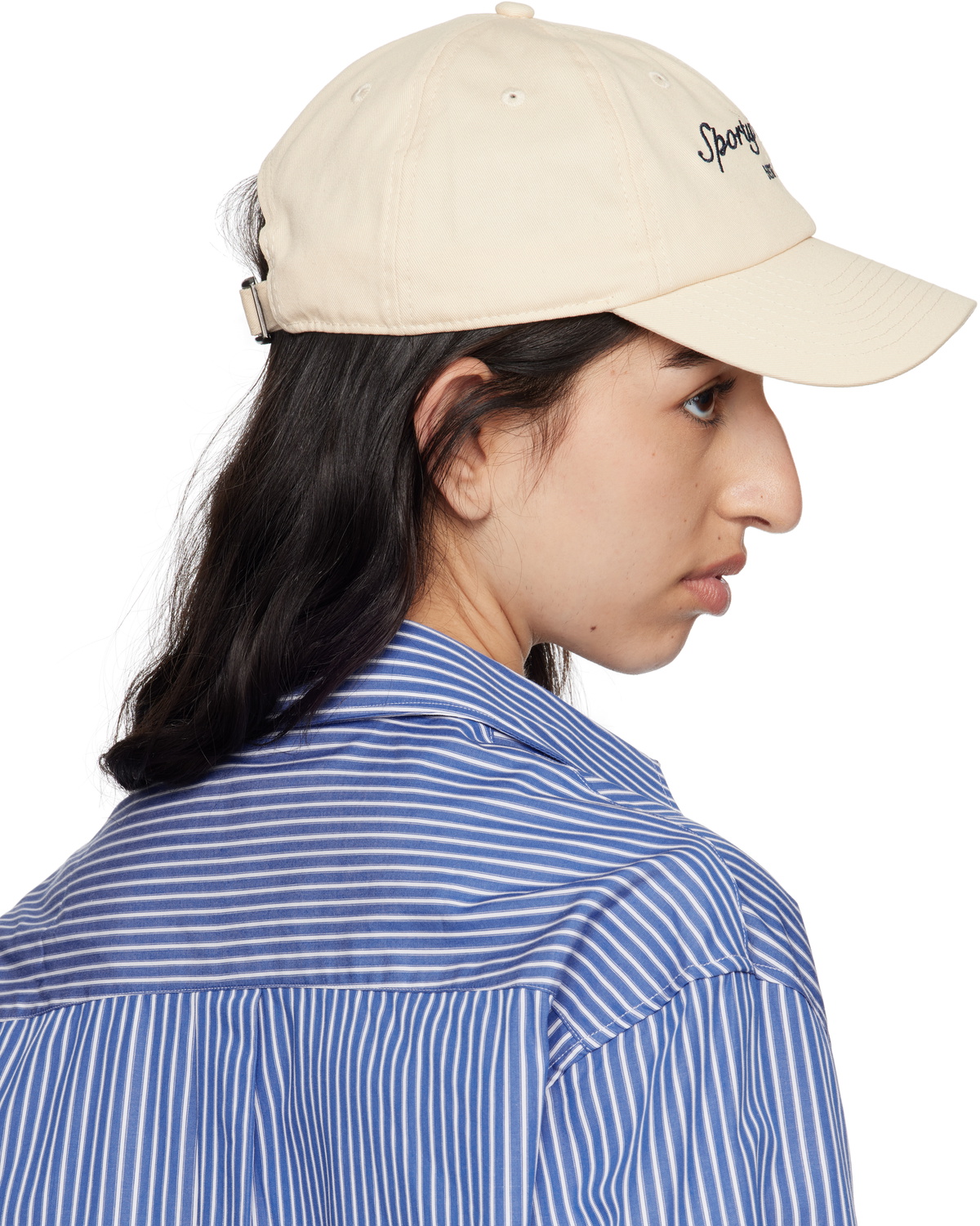Sporty & Rich Off-White Syracuse Cap Sporty & Rich