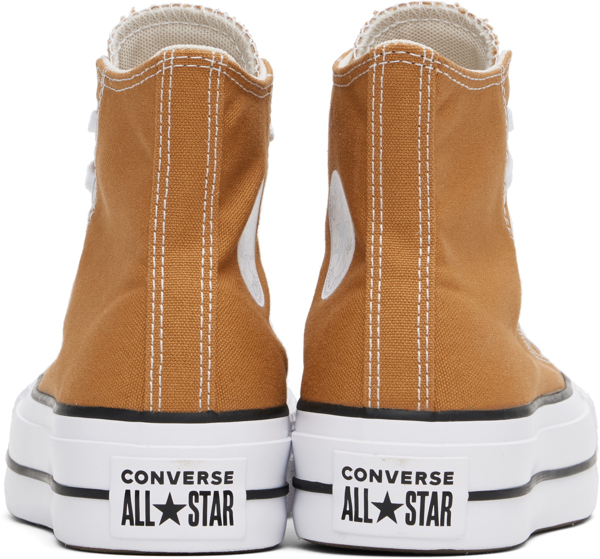 Converse Brown Chuck Taylor All Star Lift Platform High Top Sneakers ...