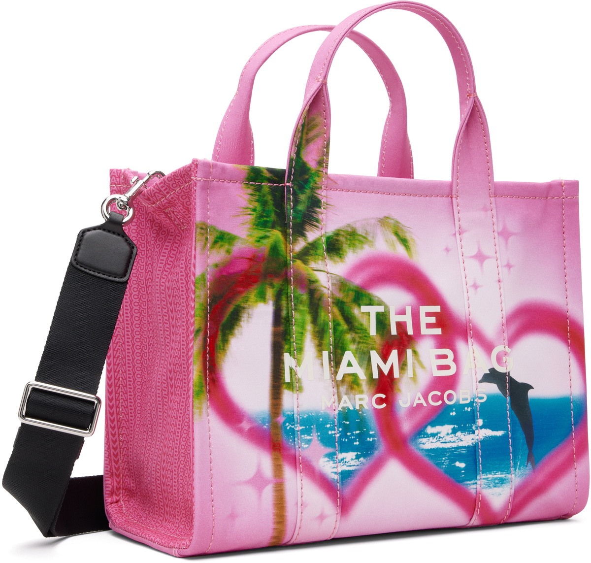 Marc Jacobs SSENSE Exclusive Pink 'The Miami' City Tote Marc Jacobs