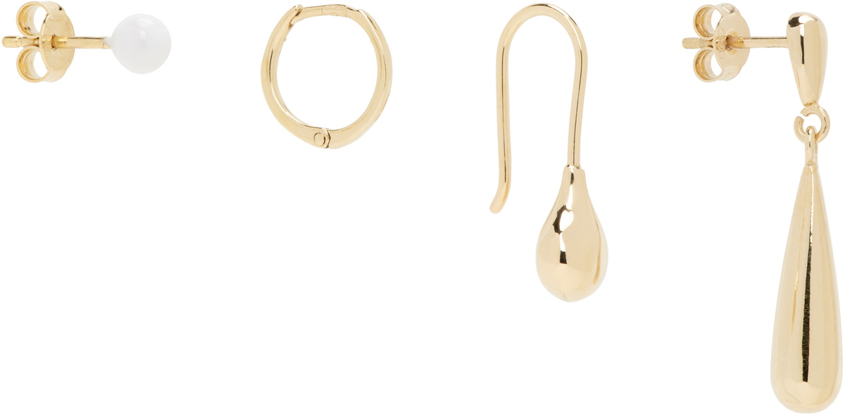 LEMAIRE Gold Piercings Set Lemaire