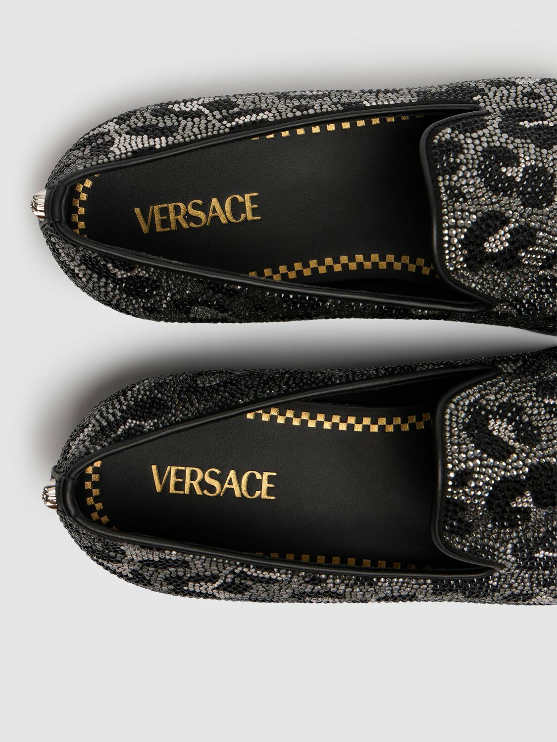 VERSACE Leopard Evening Slippers Versace