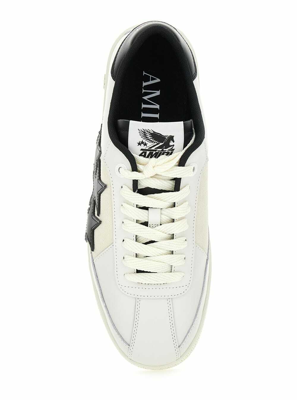 AMIRI pacific Low Top Sneakers With Star Patch On The Side And Logo ...