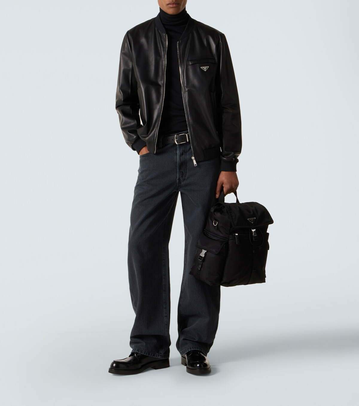 Prada Leather bomber jacket Prada