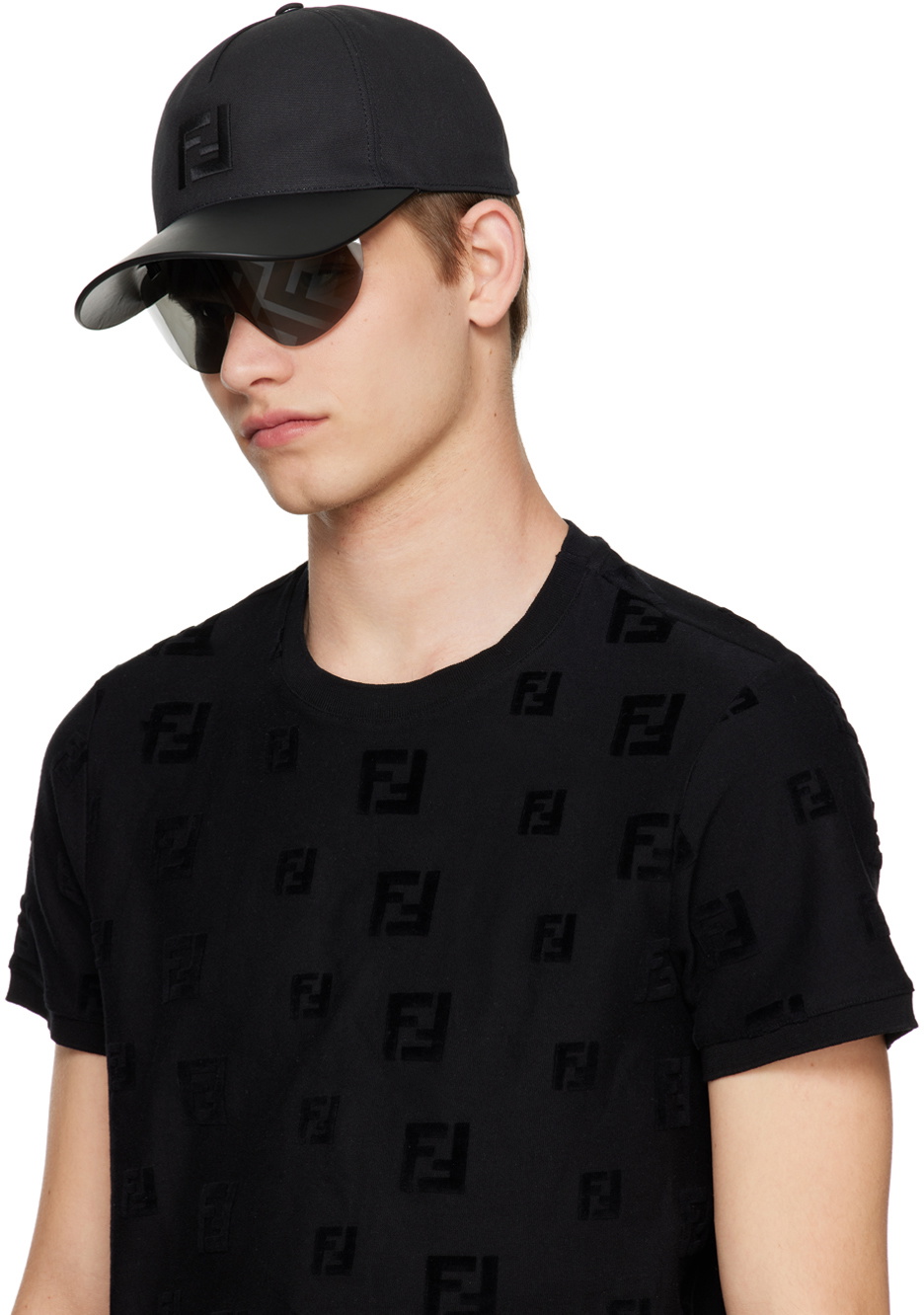 Fendi Black Shield Lens Cap Fendi