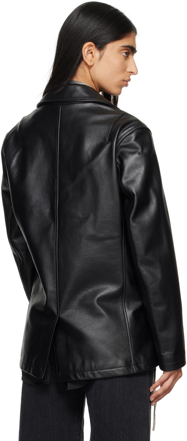 OUR LEGACY Black Lane Leather Jacket Our Legacy