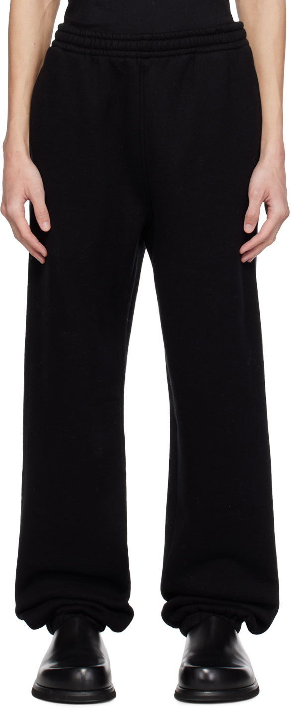 AURALEE Black Smooth Sweatpants Auralee