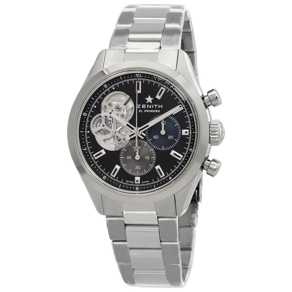 Zenith Chronomaster Open Chronograph Automatic Black Dial Mens Watch 03 ...