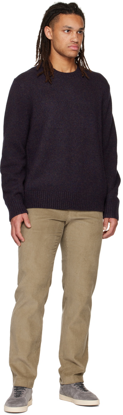 Vince Purple Marled Sweater Vince
