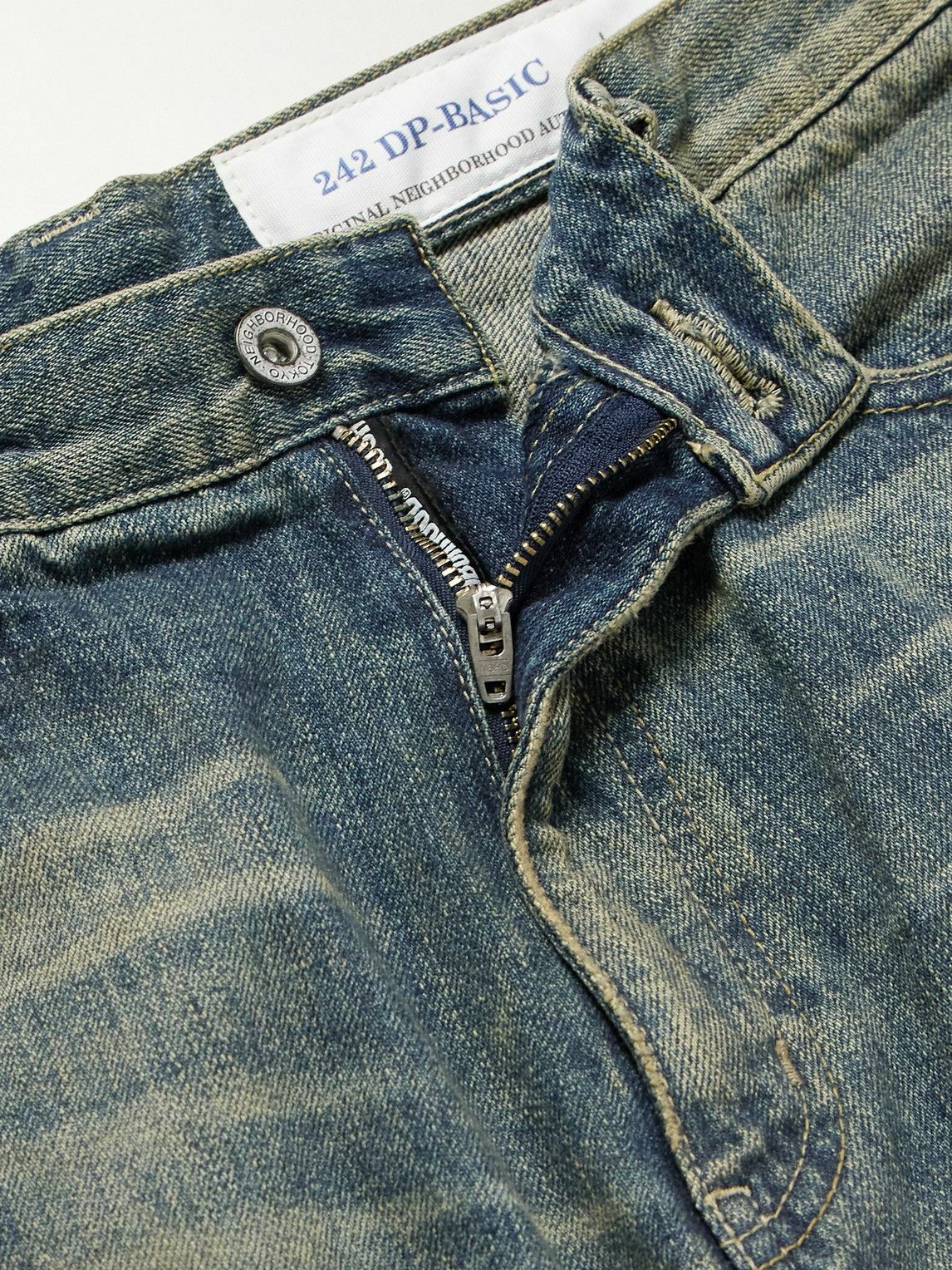 Neighborhood - Savage Straight-Leg Distressed Selvedge Jeans - Blue ...