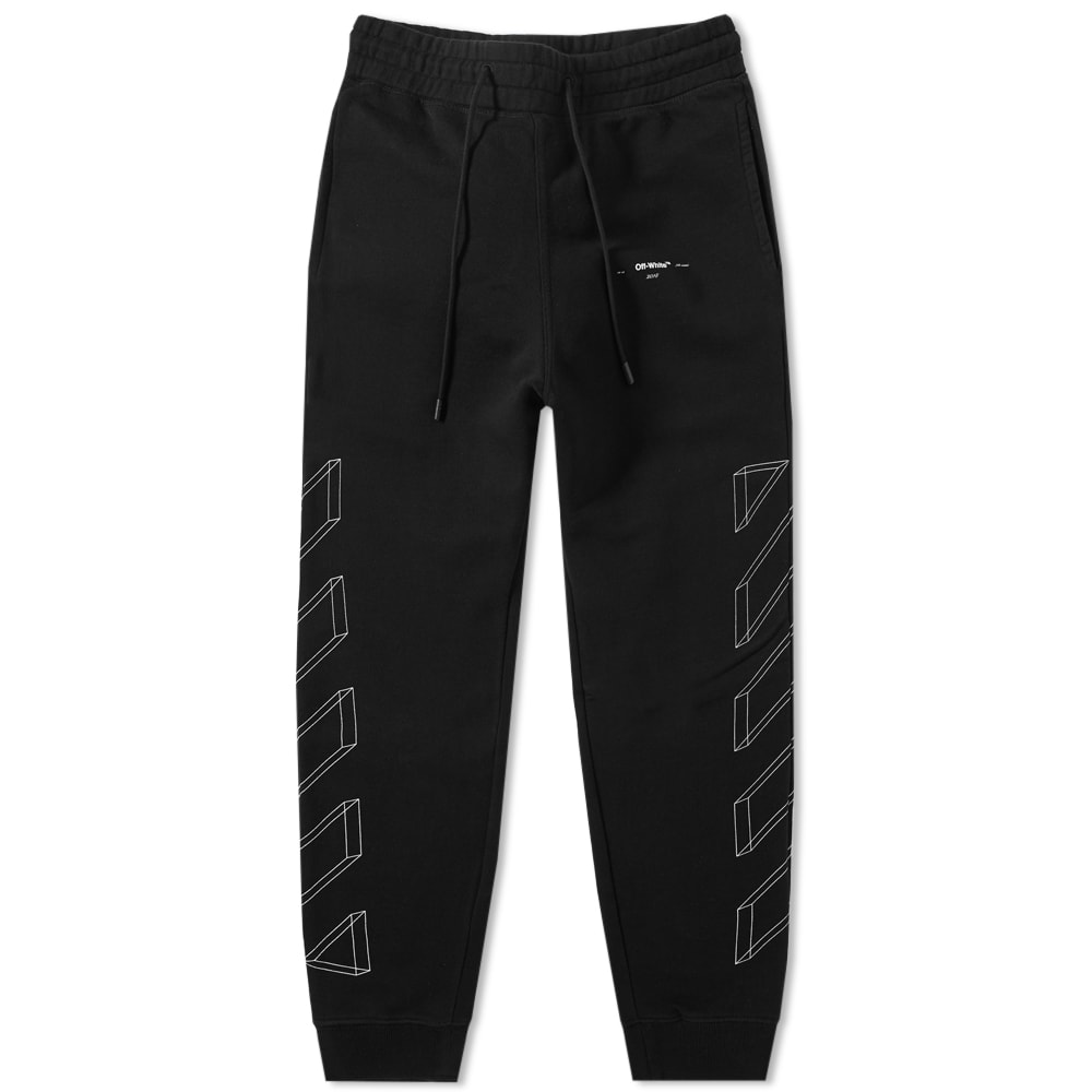 Off-White Diagonal 3D Line Sweat Pant Off-White