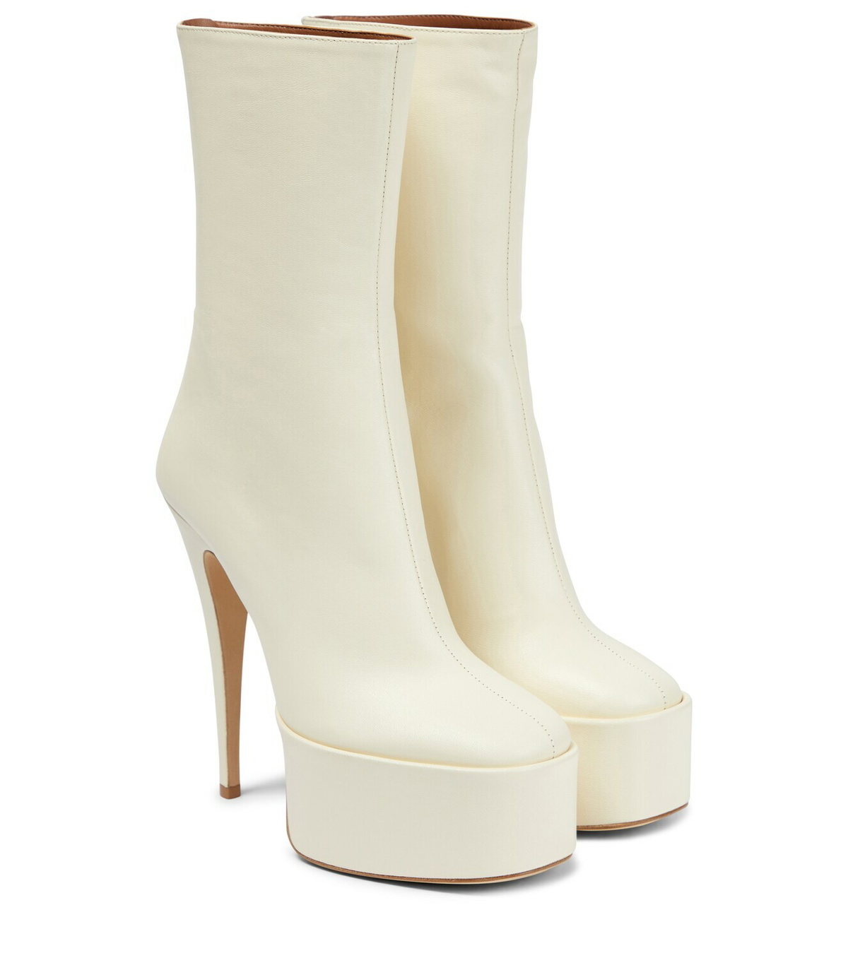 Paris Texas - Ivana leather platform ankle boots Paris Texas