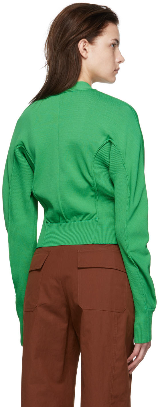 LOW CLASSIC Green Rayon Cardigan Low Classic