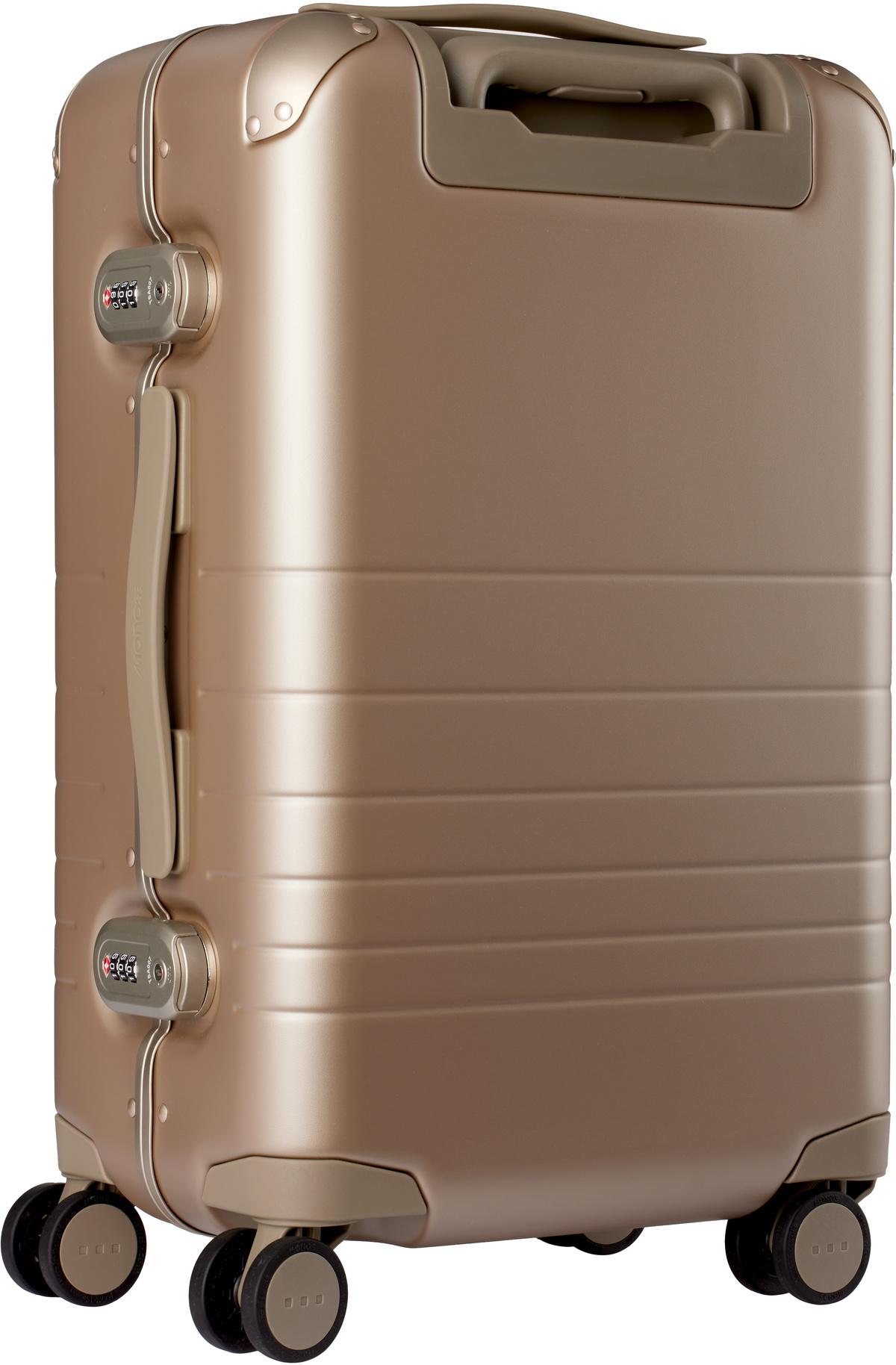 Monos Beige Hybrid Carry-On Suitcase Monos