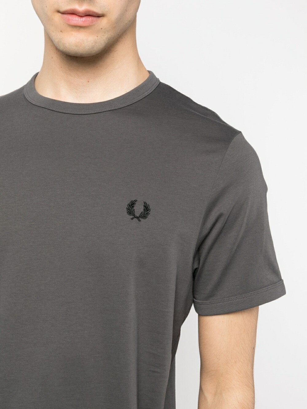FRED PERRY - Logo Cotton T-shirt Fred Perry