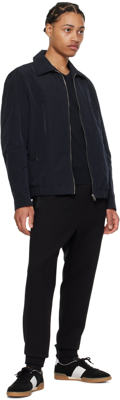 BOSS Navy Double Monogram Jacket BOSS