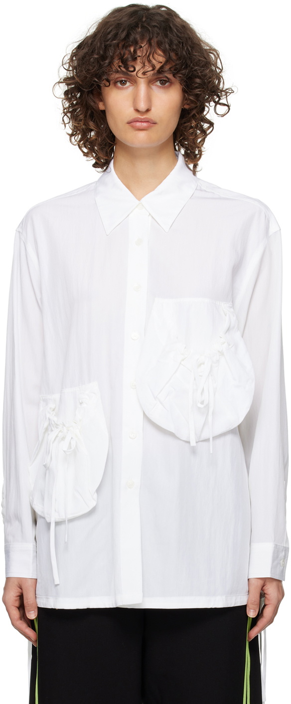 TheOpen Product White Patch Pocket Shirt TheOpen Product