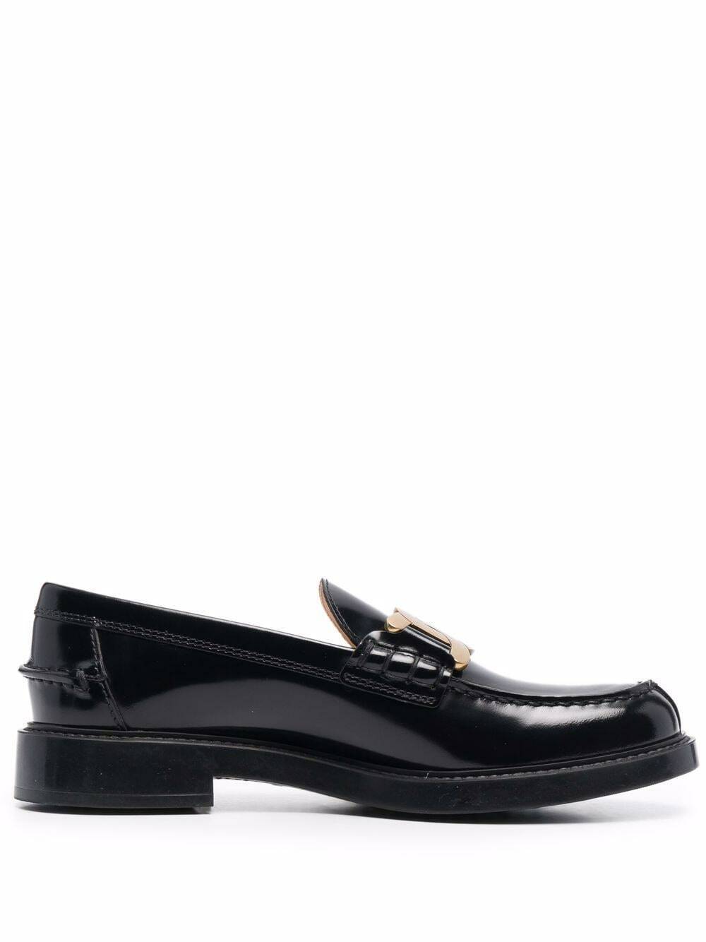 TOD'S - Shiny Leather Loafers Tod's