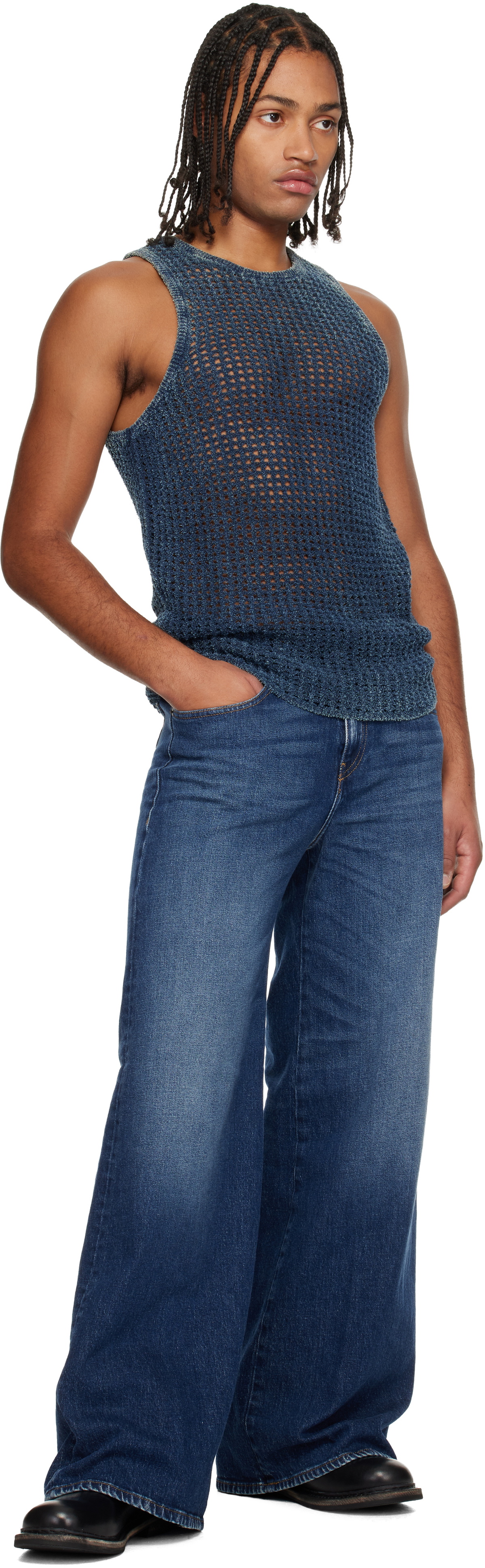 Diesel Blue K-Reca Tank Top Diesel