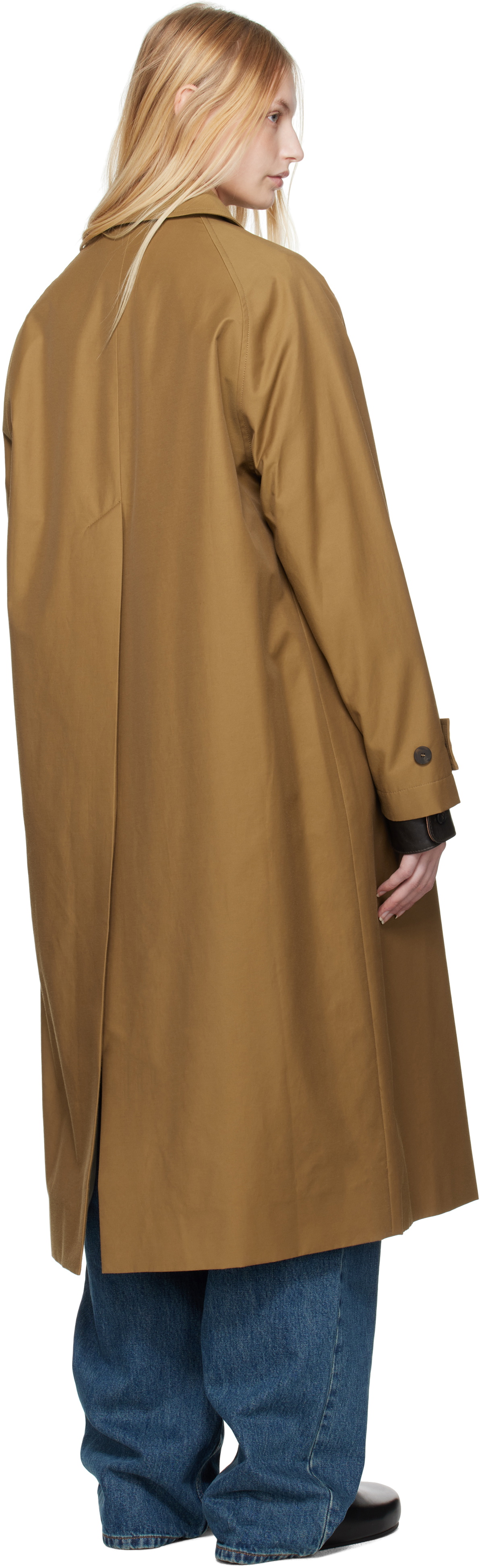 Studio Nicholson Tan Holin Trench Coat Studio Nicholson