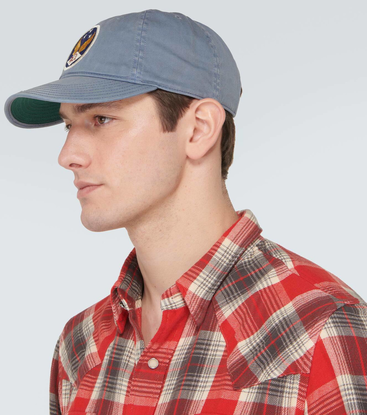 RRL Ball patched cotton baseball cap RRL