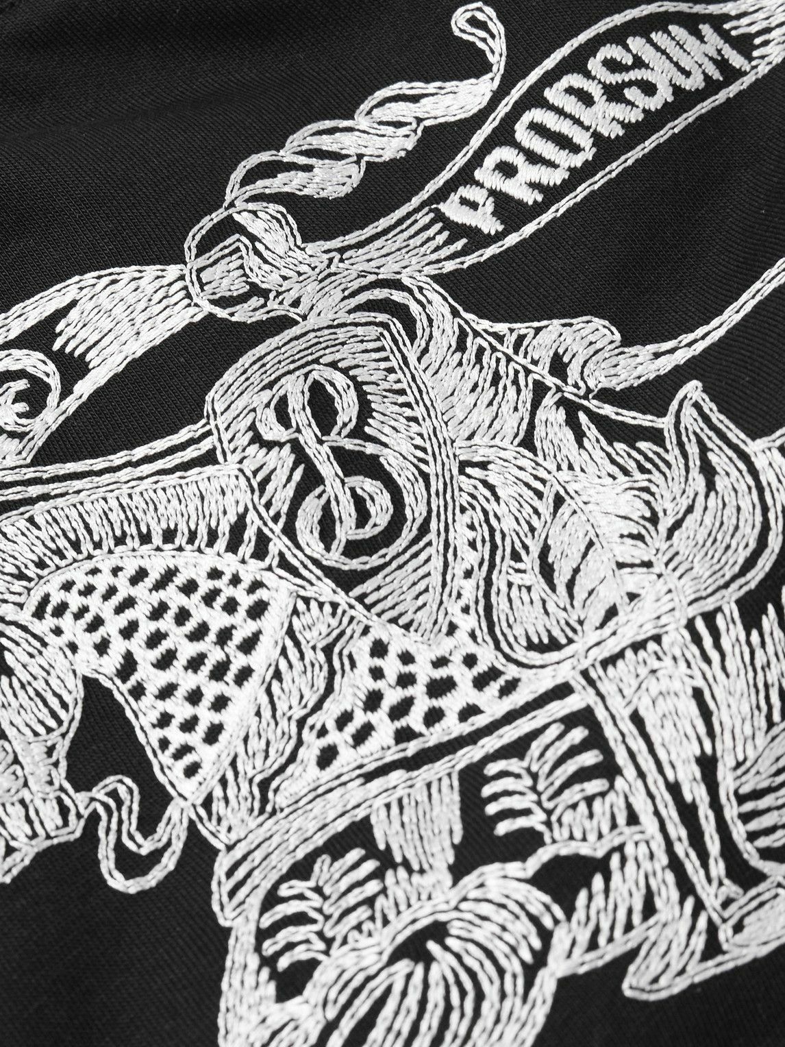 Burberry Logo Embroidery Designs