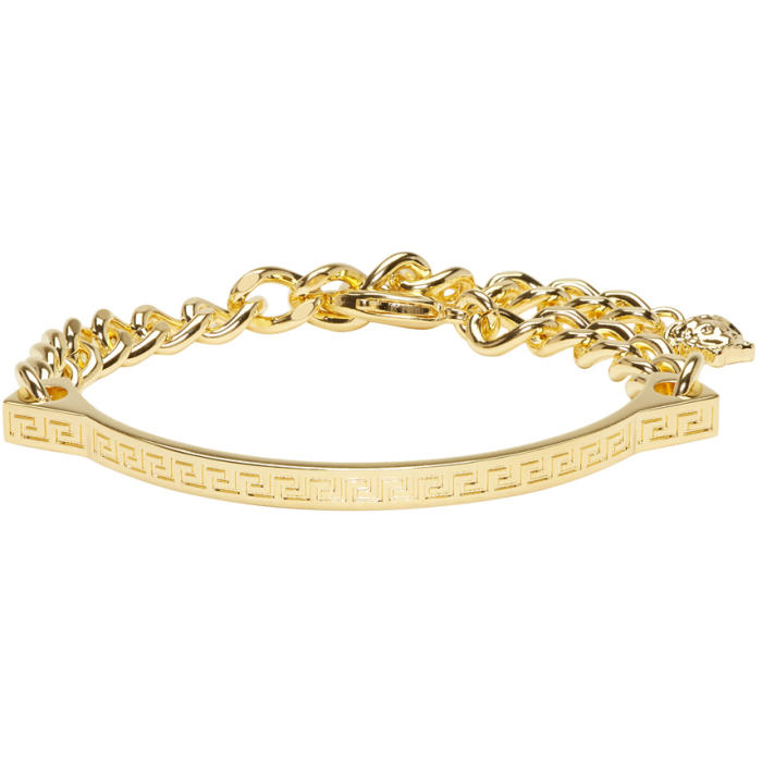 Versace Gold Greek Key Bracelet Versace