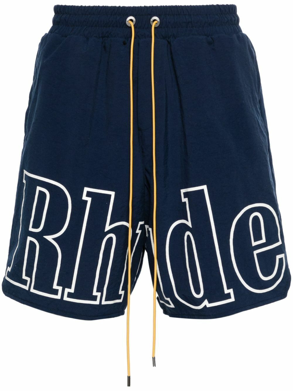 RHUDE Blue Logo-Print Shorts Rhude
