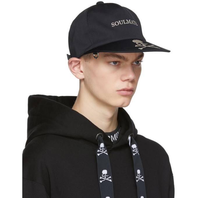 mastermind WORLD Black Soulmate Cap MASTERMIND WORLD